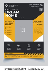 Corporate Construction Tools Cover Back Page Stock Vector (Royalty Free ...