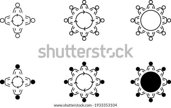 Corporate Culture Icon Vector Stock Vector (Royalty Free) 1933353104 ...
