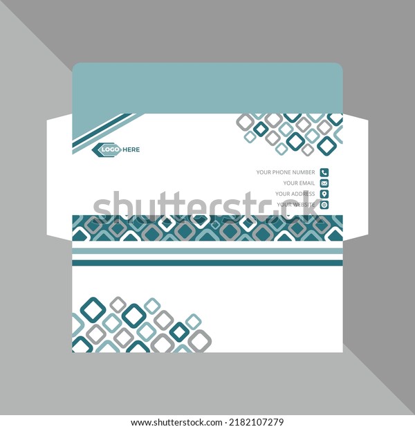 Corporate Envelope Template New Envelope Design Stock Vector (Royalty ...