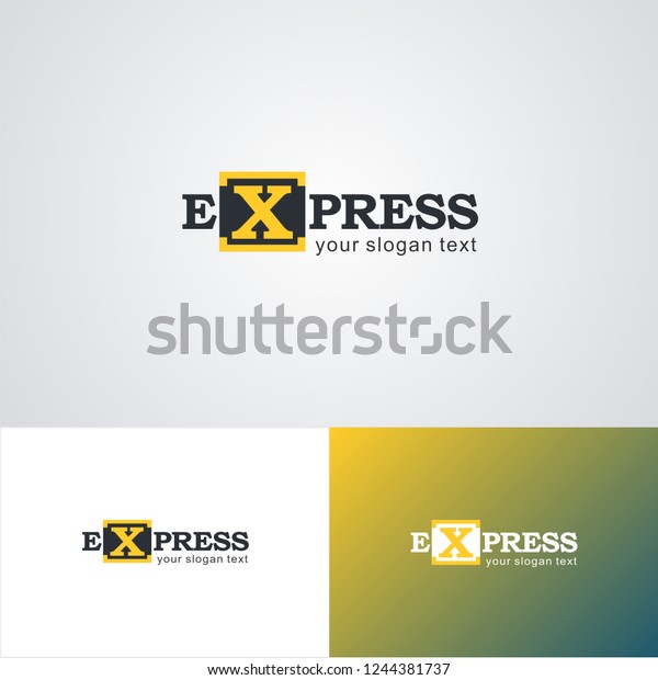 Corporate Express Logo Design Template Stock Vector (Royalty Free ...