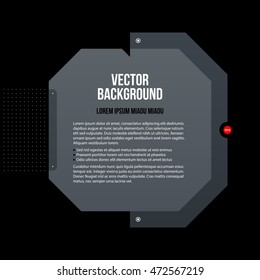 Corporate Tex Background Template Useful Presentations Stock Vector ...