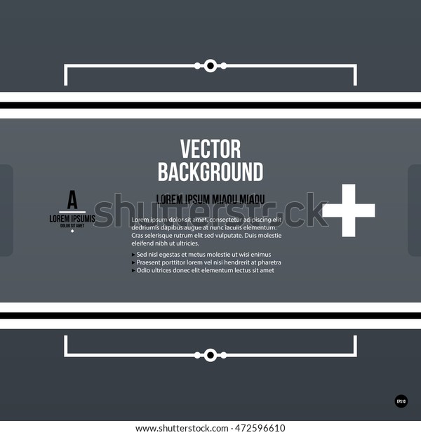 Corporate Tex Background Template Useful Presentations Stock Vector ...