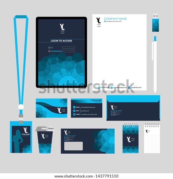 Corporate Vector Set Graphic Design Stock Vector (Royalty Free ...
