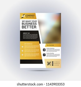 Corporation Flyer Template Stock Vector (Royalty Free) 1143903353 ...