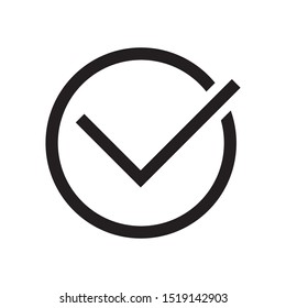 Correct Icon Vector Symbol Template Stock Vector (Royalty Free ...
