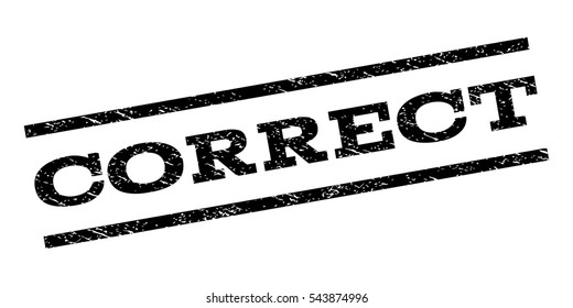 Correct Watermark Stamp Text Tag Between Stock Vector (Royalty Free ...