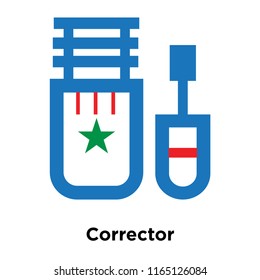 Corrector Icon Vector Isolated On White Stock Vector (Royalty Free ...