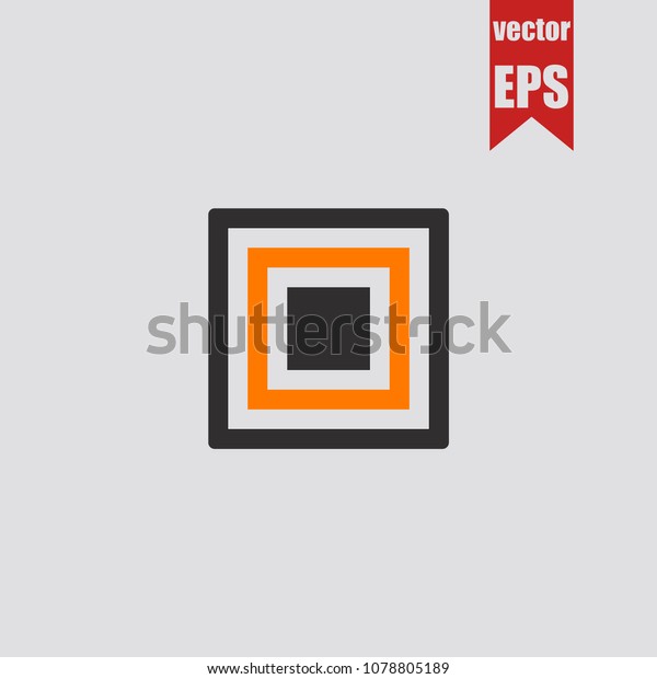 Corridor Icon Trendy Isolated On Grey Stock Vector (Royalty Free ...