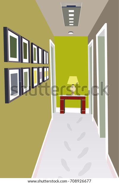 Corridor Interior Background Design Modern Corridor Stock Vector ... Corridor Interior Background Design Modern Corridor Stock Vector ...