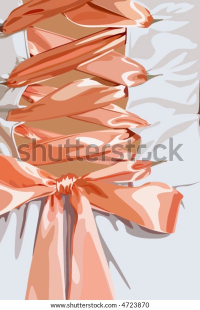 Corset Ribbon Stock Vector (Royalty Free) 4723870