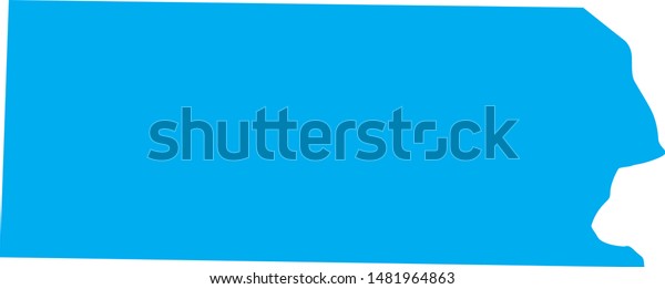 Corson County Map State South Dakota Stock Vector (Royalty Free ...