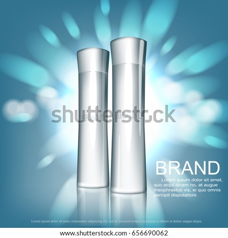 Cosmetic Design Template Vector Tube Packaging 스톡 벡터(사용료 없음) 656690062 ...