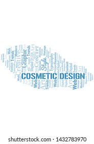 Cosmetic Design Word Cloud Wordcloud Made Stock Vector (Royalty Free ...