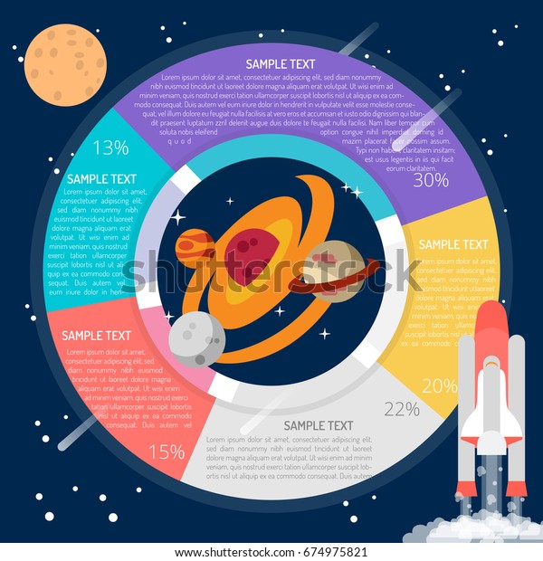 Cosmic Infographic Stock Vector (Royalty Free) 674975821 | Shutterstock
