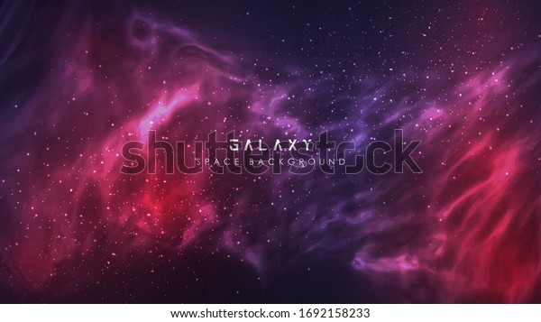 Cosmic Milky Way Galaxy Gradient Abstract Stock Vector (Royalty Free ...