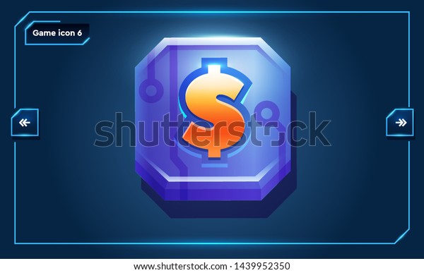 Cosmic Money Icon Element Space 2d Stock Vector (Royalty Free ...