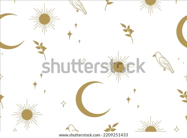 Cosmic Vibe Magic Witchcraft Occult Symbol Stock Vector (Royalty Free ...