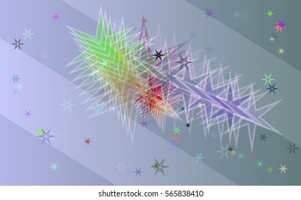 Cosmos Art Vector Stock Vector (Royalty Free) 565838410 | Shutterstock