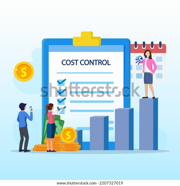 Cost Control Concept Idea Financial Planning Stock Vector (Royalty Free ...