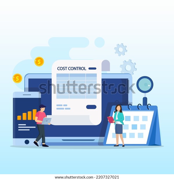 Cost Control Concept Idea Financial Planning Stock Vector (Royalty Free ...