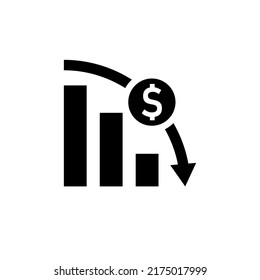 Cost Down Icon Clipart Image Isolated Stock Vector (Royalty Free ...