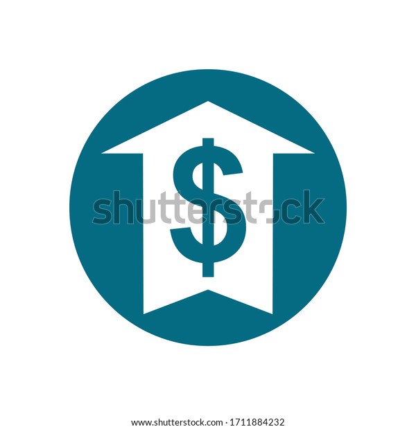 Cost Increasing Icon Price Elevated Sign Stock Vector (Royalty Free ...