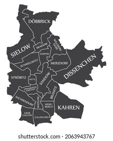 Cottbus City Map Germany De Labelled: เวกเตอร์สต็อก (ปลอดค่าลิขสิทธิ์ ...