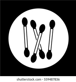 Cotton Swab Icon Stock Vector (Royalty Free) 559487836 | Shutterstock