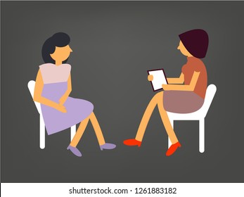 Counseling Concept Vector Stock Vector (Royalty Free) 1261883182 ...