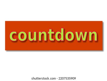 Countdown Banner Vector Used Illustrating Advertisements Stock Vector ...