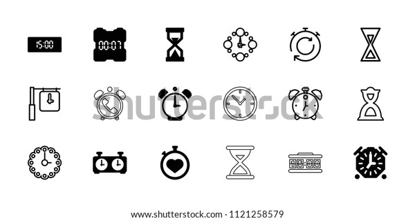 Countdown Icon Collection 18 Countdown Filled Stock Vector (Royalty ...