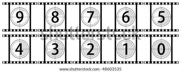 Countdown Vector Illustration Stock Vector (Royalty Free) 48603535 ...