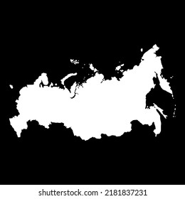 Country Borders Map Russia Vector Stock Vector (Royalty Free ...