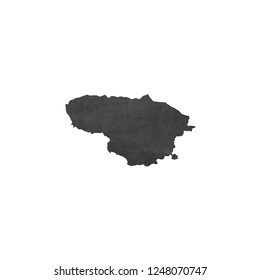 Country Shape Illustration Lithuania Stock Vector (Royalty Free ...