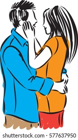 43,633 Couple hug vector Images, Stock Photos & Vectors | Shutterstock