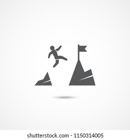 Courage Icon On White Background Stock Vector (Royalty Free) 1150314005 ...