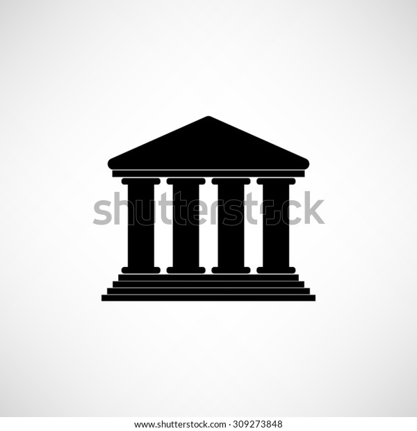 Court Building Vector Icon Stock Vector (Royalty Free) 309273848 ...