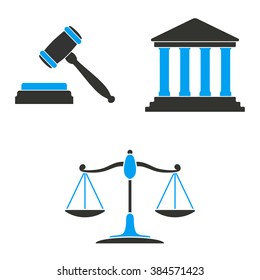 Court Icon On White Background Vector Stock Vector (Royalty Free ...