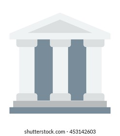 Court Vector Icon Stock Vector (Royalty Free) 453142603 | Shutterstock