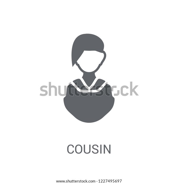 Cousin Icon Trendy Cousin Logo Concept Stock Vector (Royalty Free ...