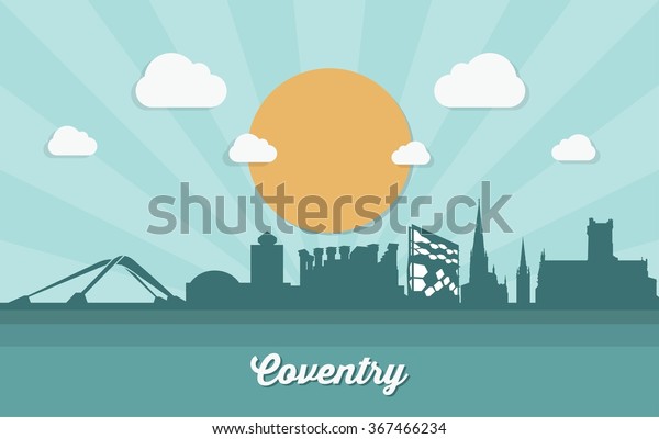Coventry Skyline Vector Illustration Stock Vector (Royalty Free ...