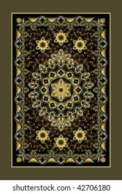 Rabic Floral Frame Traditional Islamic Design Stok Vektör (Telifsiz ...