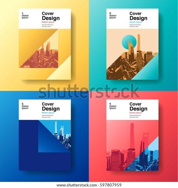 Cover Book Designfuture Business Template Layout Stock Vector (Royalty ...
