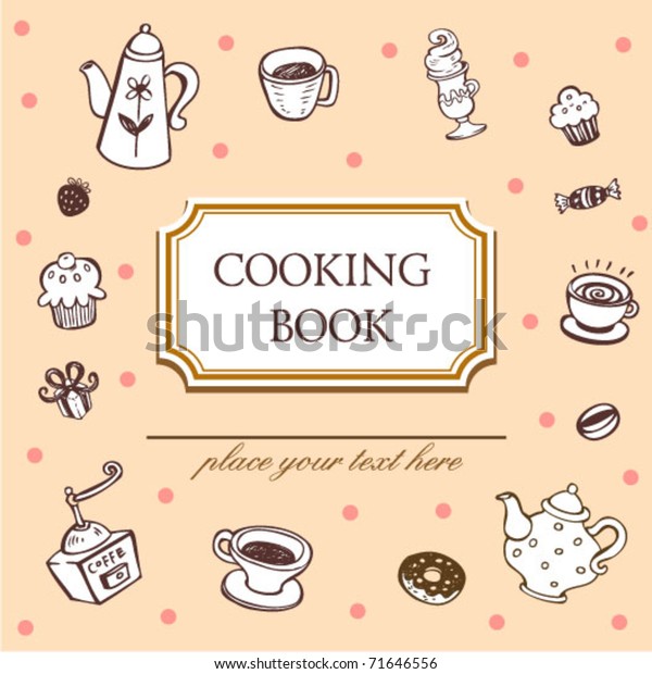 Cover Cooking Book Stock Vector (Royalty Free) 71646556