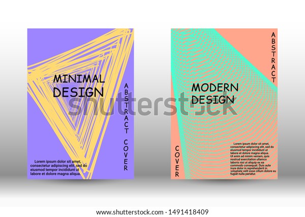 Cover Design Abstract Cover Effect Movement Stock Vector (Royalty Free ...