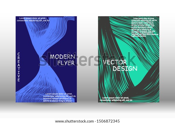 Cover Design Abstract Cover Effect Movement Stock Vector (Royalty Free ...