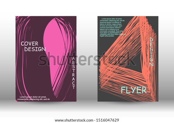 Cover Design Abstract Cover Effect Movement Stock Vector (Royalty Free ...