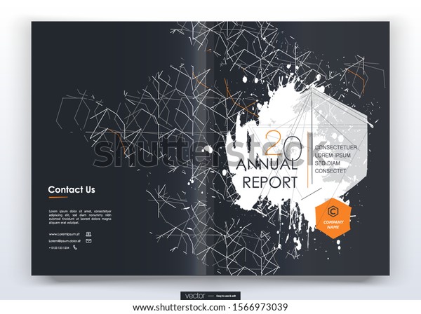 Cover Design Annual Reportvector Template Brochures Stock Vector ...