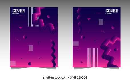 Cover Design Book Cover Layout Design Stock Vector (Royalty Free ...