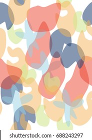 Vektor Stok Cover Design Colored Spots On Black (Tanpa Royalti ...